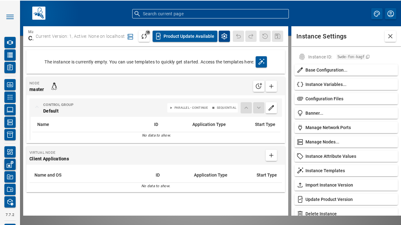 Central/Managed Specific Configuration
